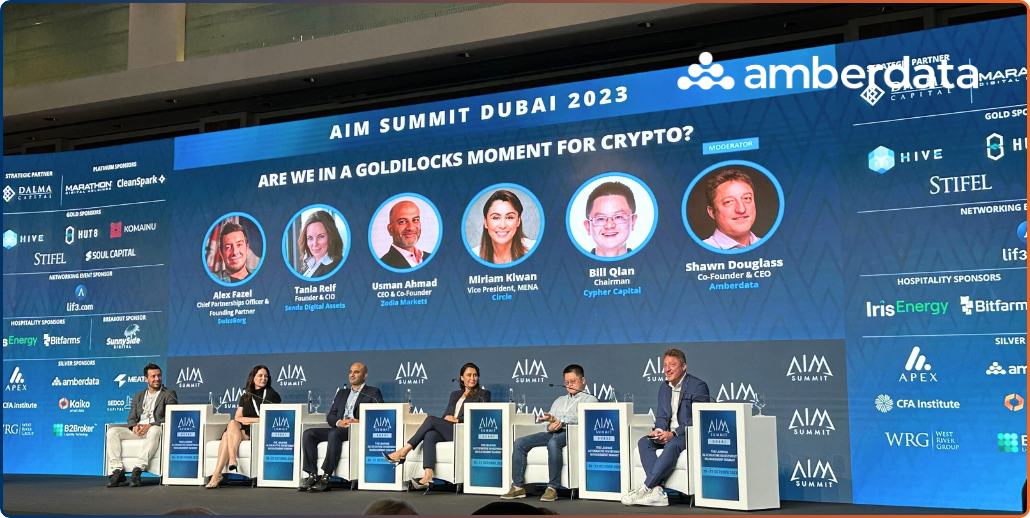 Amberdata's Takeaways From Aim Summit Dubai